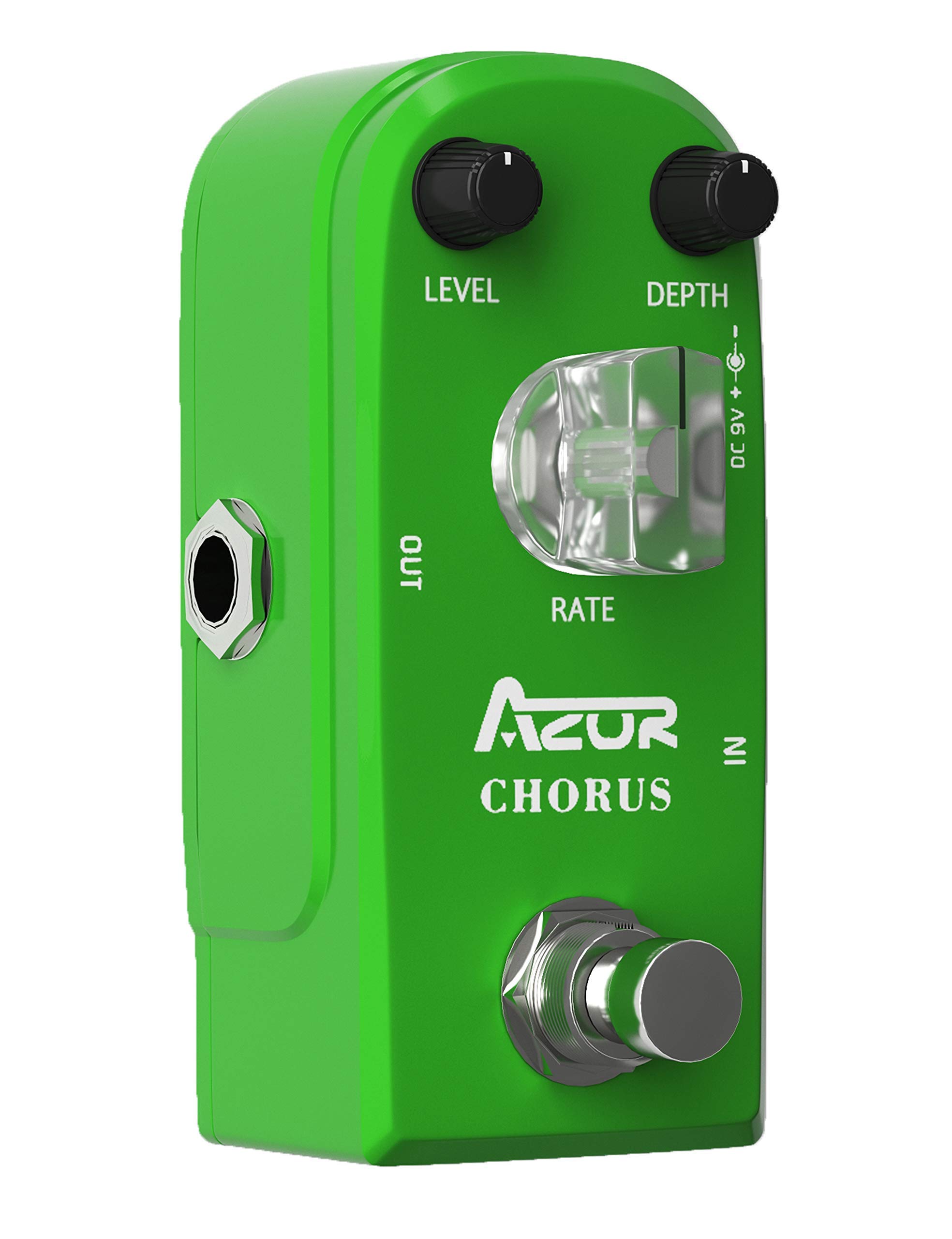 AZOR Spring Reverb Guitar Effect Pedal with Chorus Guitar Effect Pedal Pure Analog with True Bypass