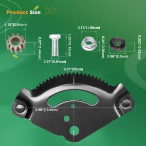 HQPASFY Steering Sector Pinion Gear Rebuild Kit Replacement for Cub Cadet Replace# 717-1550F