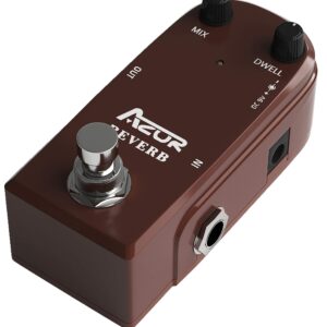 AZOR Spring Reverb Guitar Effect Pedal with Chorus Guitar Effect Pedal Pure Analog with True Bypass