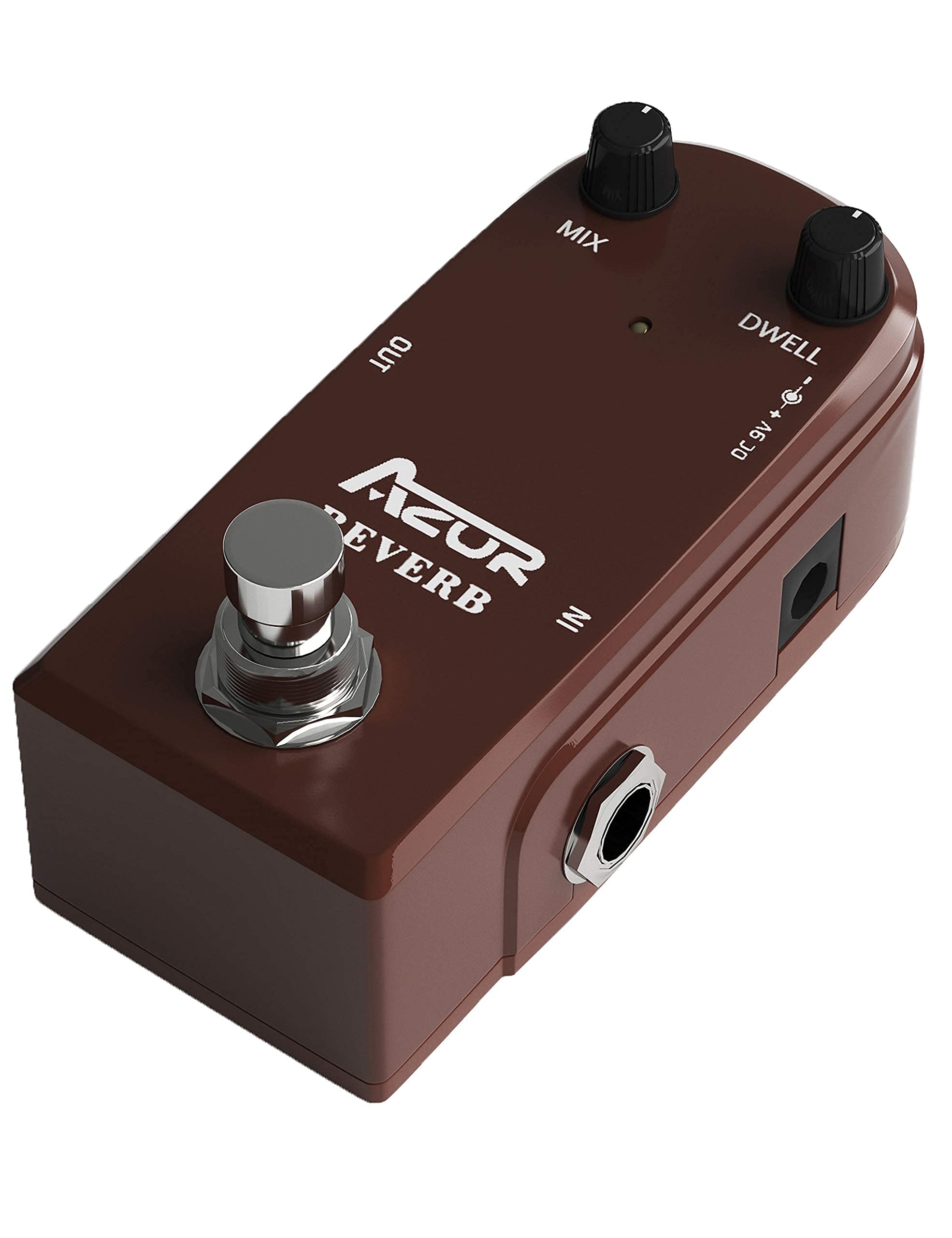 AZOR Spring Reverb Guitar Effect Pedal with Chorus Guitar Effect Pedal Pure Analog with True Bypass