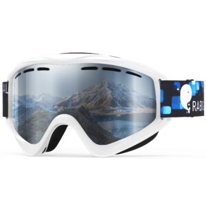 rabigala ski goggles snow/snowboard goggles for men women adult youth snowmobile skiing skating - 99.99% uv protection anti-fog