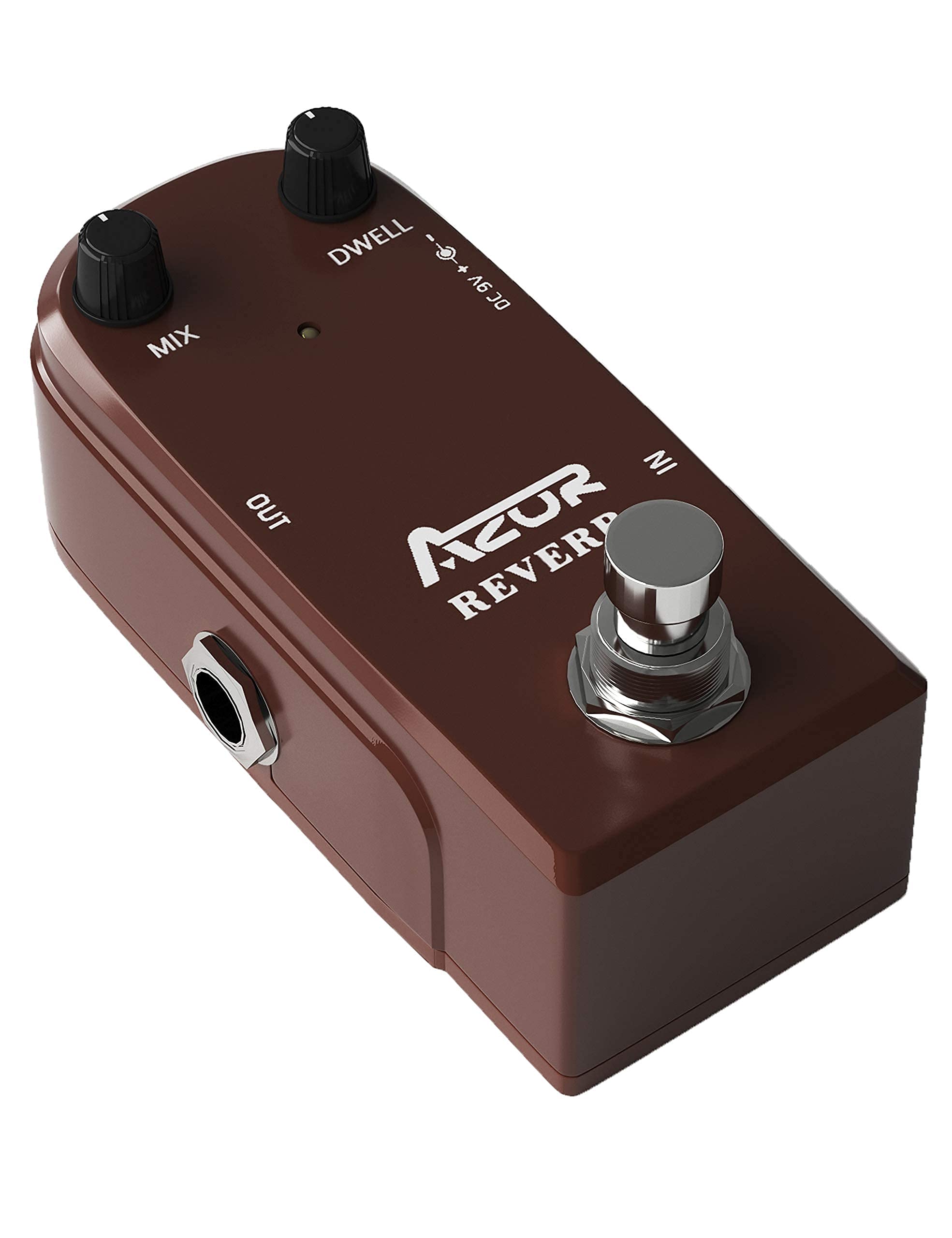 AZOR Spring Reverb Guitar Effect Pedal with Chorus Guitar Effect Pedal Pure Analog with True Bypass