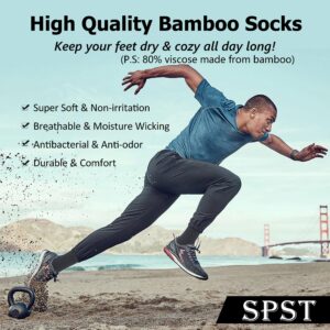 SPST Ankle Socks, Women Soft Thin Seamless Toe Cushioned Loose Fit Lightweight Quick Dry No Show Non-Binding Top Comfort Odor Resistant Low Cut Sports Cycling Running Socks, 3 Pair Black M