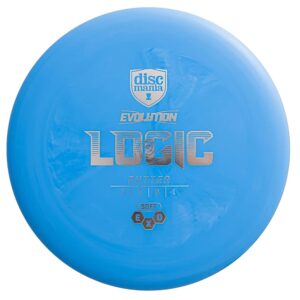 Discmania Evolution Exo Soft Logic Disc Golf Putter - Low Profile Disc Golf Putter and Approach Disc (Colors May Vary) - 173-176g