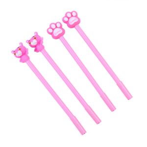 cartoon tiger and claw shape gel ink pens school office supplies for girls stationery novelty pens for kids stationary (5)