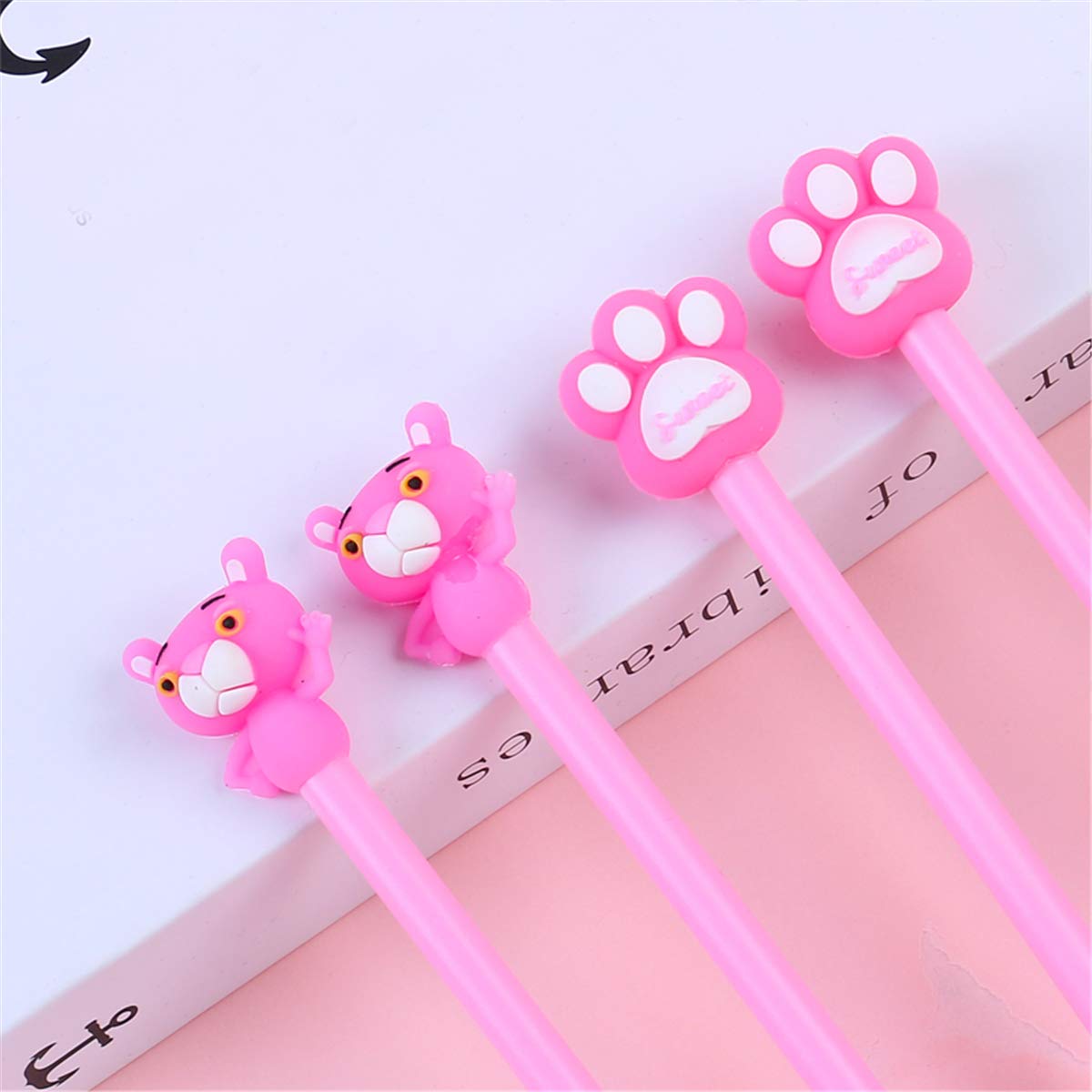 Cartoon Tiger and claw Shape Gel Ink Pens school office supplies for girls Stationery novelty pens for kids stationary (5)