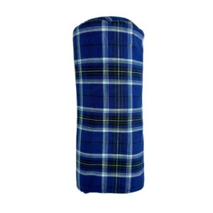 sunfish tartan driver golf headcover blue plaid