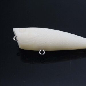 10PCS Unpainted Lure Blanks 5.87g 6.5cm with 6mm Free Fishing Eye Crankbait Baits Simulation Blank Body Clear Hard Baits Trout Salmon Minnow Lure Popper Lures Topwater Freshwater 265