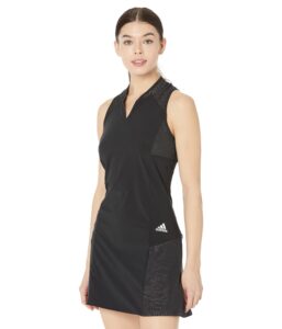 adidas women's standard heat.rdy golf dress, black, x-large