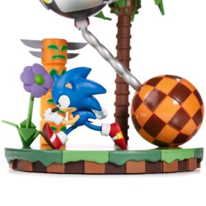 Numskull Official SEGA Sonic & Dr Eggman 30th Anniversary 23cm 9'' Statue - Official Sonic The Hedgehog Merchandise