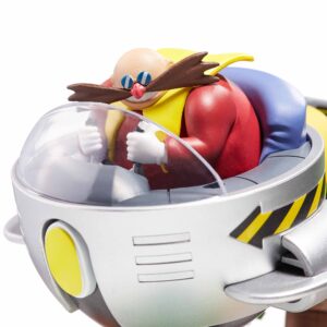 Numskull Official SEGA Sonic & Dr Eggman 30th Anniversary 23cm 9'' Statue - Official Sonic The Hedgehog Merchandise