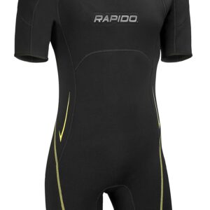 Rapido Boutique Collection Men's Equator Superior Flex Stretch Neoprene Wetsuit Shorty Scuba Snorkeling Surf Suit