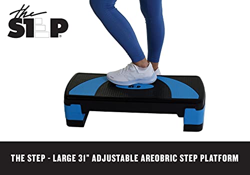 The Step Large Aerobic Stepper for Home Workout Steppers for Exercise