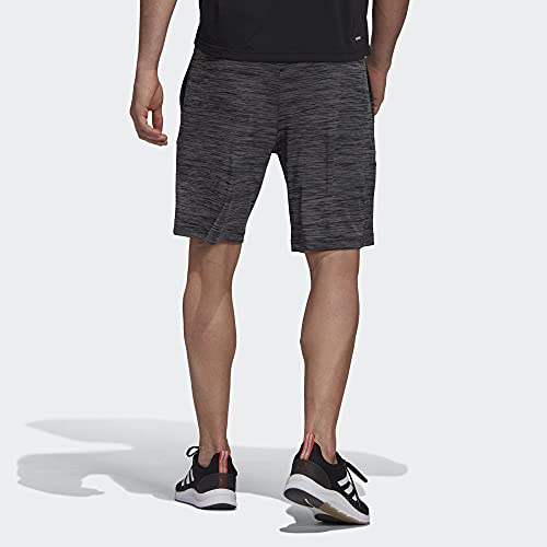 adidas Designed to Move Aeroready Primegreen Men's Shorts (Black Melange) (X-Large)