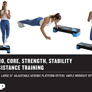 The Step Large Aerobic Stepper for Home Workout Steppers for Exercise