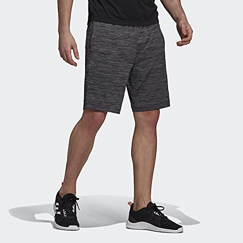 adidas Designed to Move Aeroready Primegreen Men's Shorts (Black Melange) (X-Large)