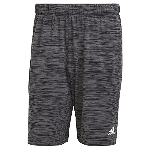 adidas Designed to Move Aeroready Primegreen Men's Shorts (Black Melange) (X-Large)