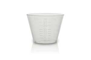 eight30east - 200ct, 1oz, flexible graduated measuring medicine cups, non-sterile, semi-clear, easy read