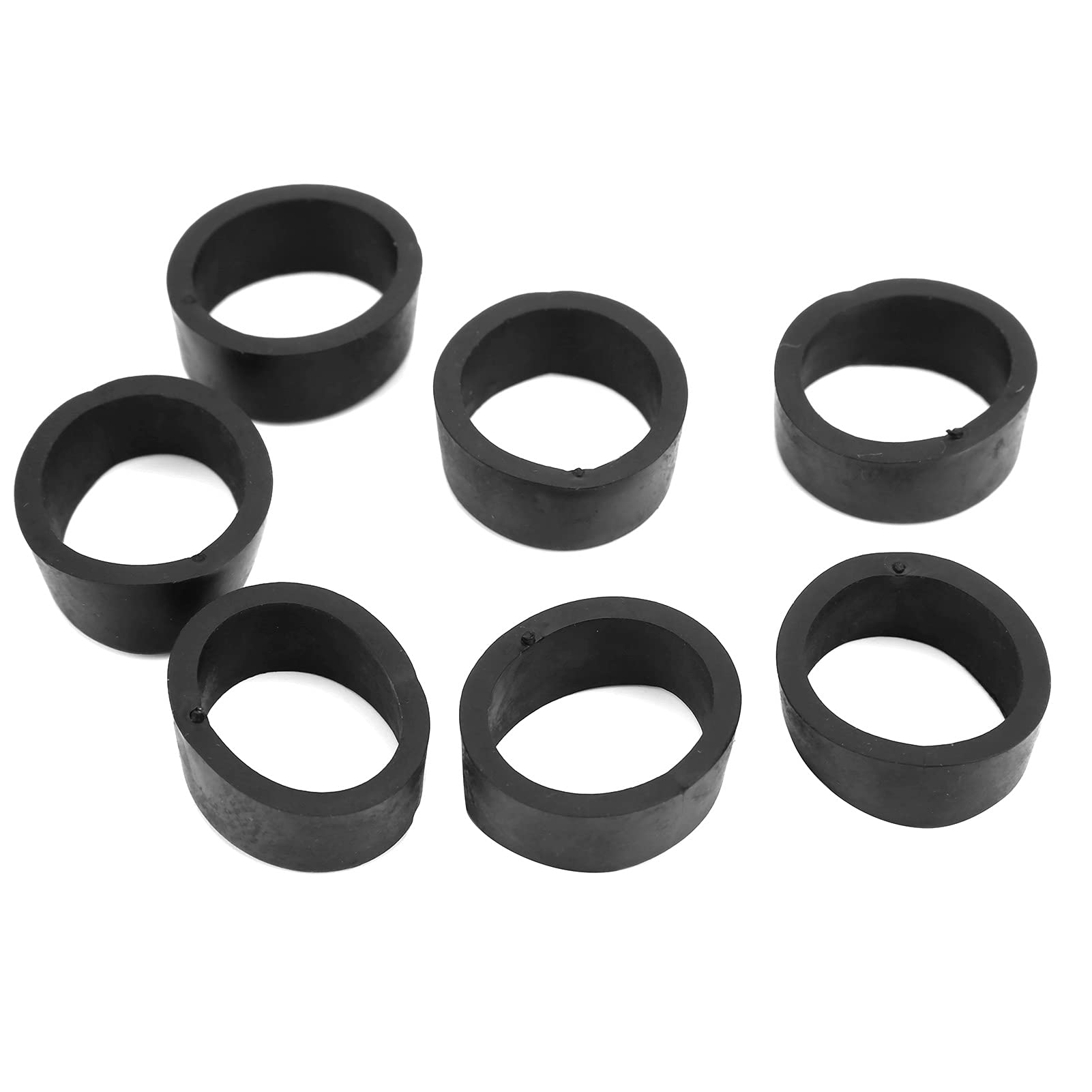 VBESTLIFE 40pcs Fishing Rod Rings,Fishing Rod Ring Silicone Winding Check Decorating Ring Trim Adapter for Fishing Rod Building/Repairing/Maintaining(20MM) Fishing Tools and