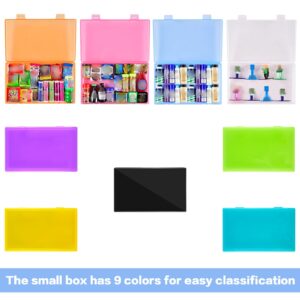 Aptbyte Collector Case Compatible with 5 Surprise Mini Brands Toys Series 1 2 3, 18 Independent Mini Mart Box for Gold Rush Mystery Capsule Real Miniature Collectible Toy (Box Only)