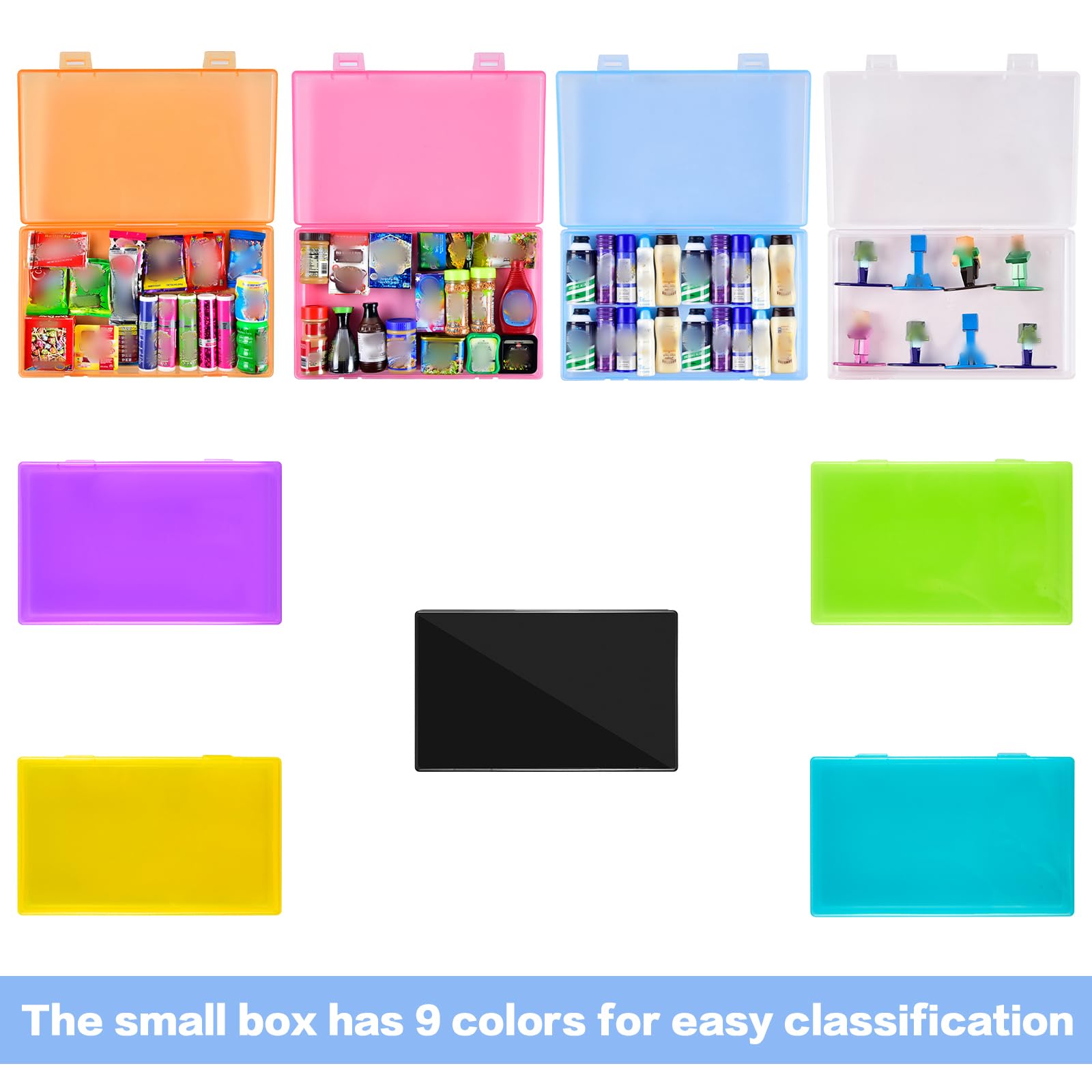 Aptbyte Collector Case Compatible with 5 Surprise Mini Brands Toys Series 1 2 3, 18 Independent Mini Mart Box for Gold Rush Mystery Capsule Real Miniature Collectible Toy (Box Only)