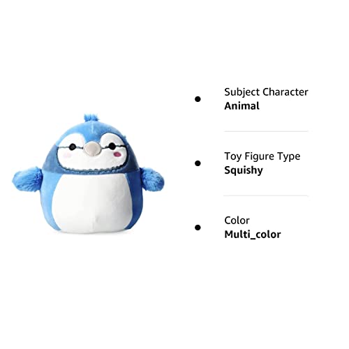 Squishmallow Official Kellytoy Babs The Blue Jay Bird Soft Squishy Stuffed Toy Plush Animal (8 Inch)