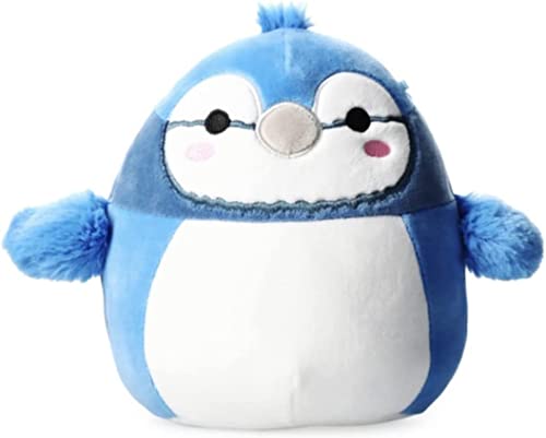 Squishmallow Official Kellytoy Babs The Blue Jay Bird Soft Squishy Stuffed Toy Plush Animal (8 Inch)