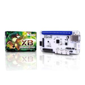 brook xb fighting board - pre-installed header version, arcade stick pcb for xb 360, original consoles, and pc