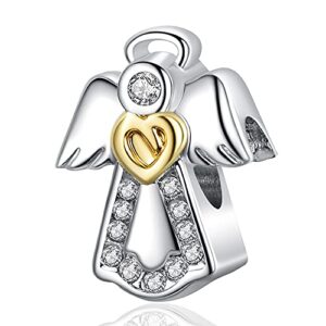 wostu alloy guardian angel charms for bracelets for women fit bracelet