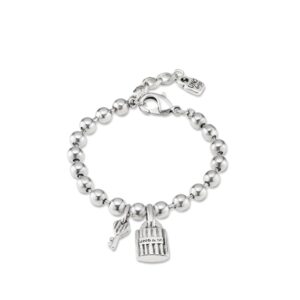 uno de 50 silver key bracelet