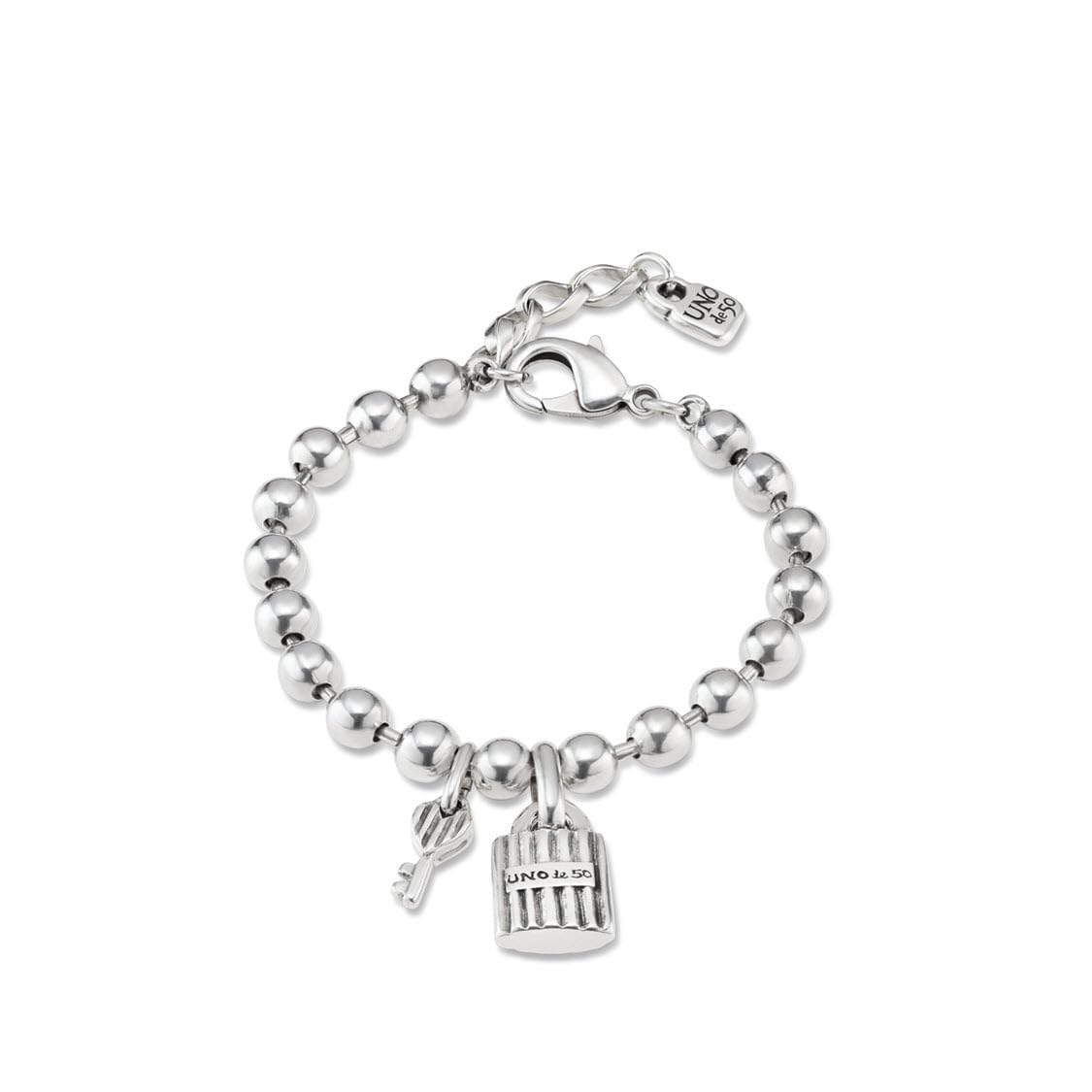 Uno de 50 SILVER KEY Bracelet