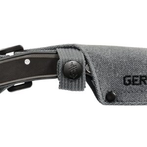 Gerber Gear Downwind Caper - Fixed Blade Knife with Sheath for Hunting Gear - Black