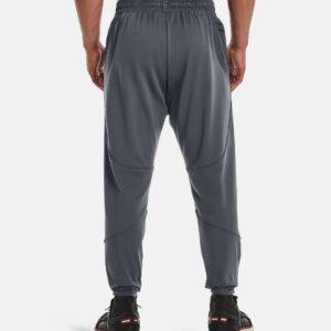 Under Armour Men's Fleece Storm Pants 1357120 (Large, Pitch Gray/Reflective - 012)