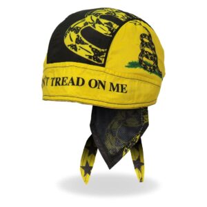 hot leathers hwh1113 don't tread on me headwrap - one size fits most