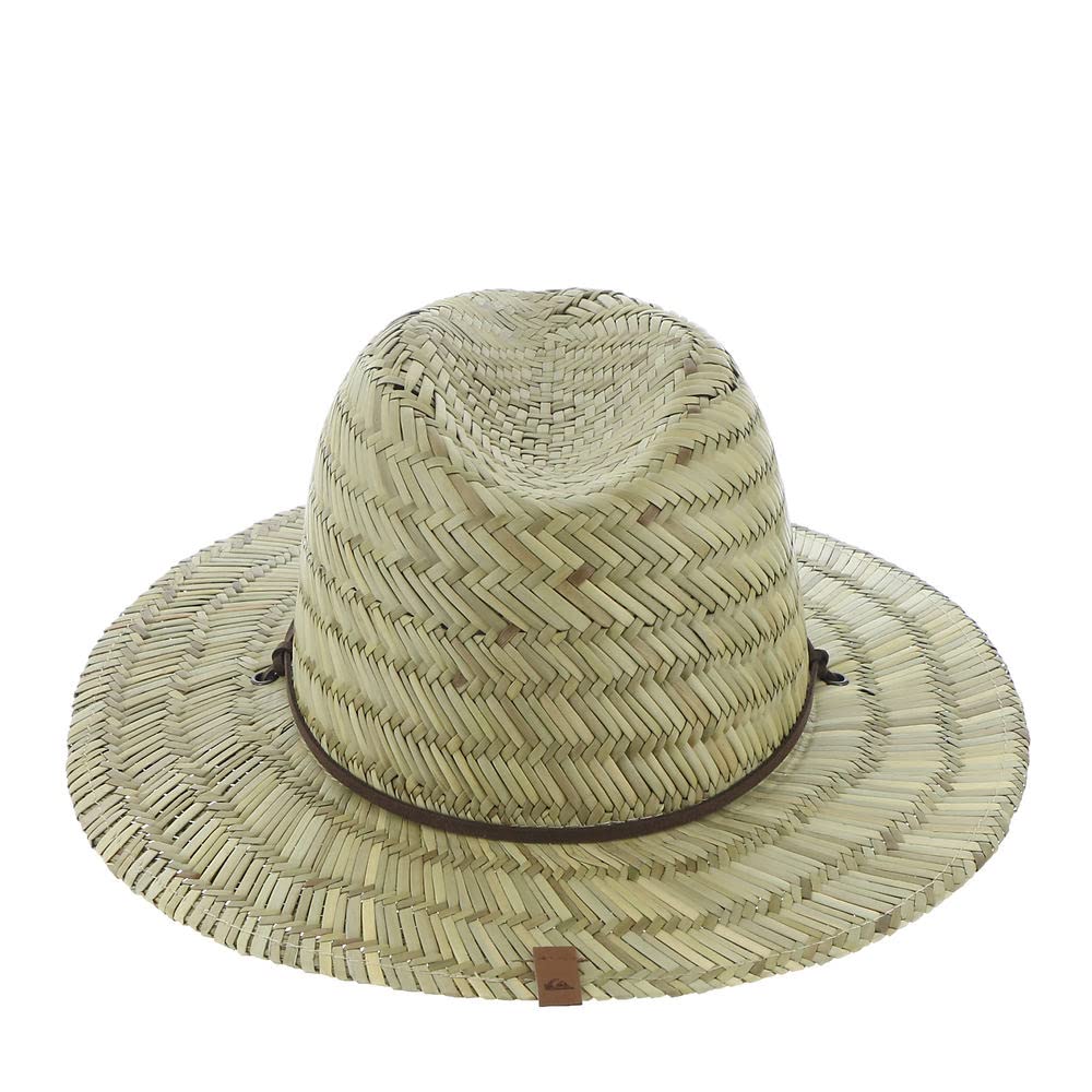 Quiksilver Men's JETTYSIDE 2 Sun Protection Lifeguard Straw HAT, Natural, XXL