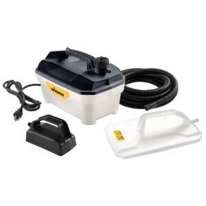 wagner spraytech 2418627 725 wallpaper steamer, steam cleaner for easy wallpaper removal, 2 steam plates included