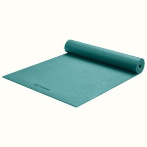 retrospec pismo yoga mat for men & women - 72” x 24” x 5mm - extra long non slip exercise mat for yoga, pilates, stretching, floor & home workouts - blue ridge