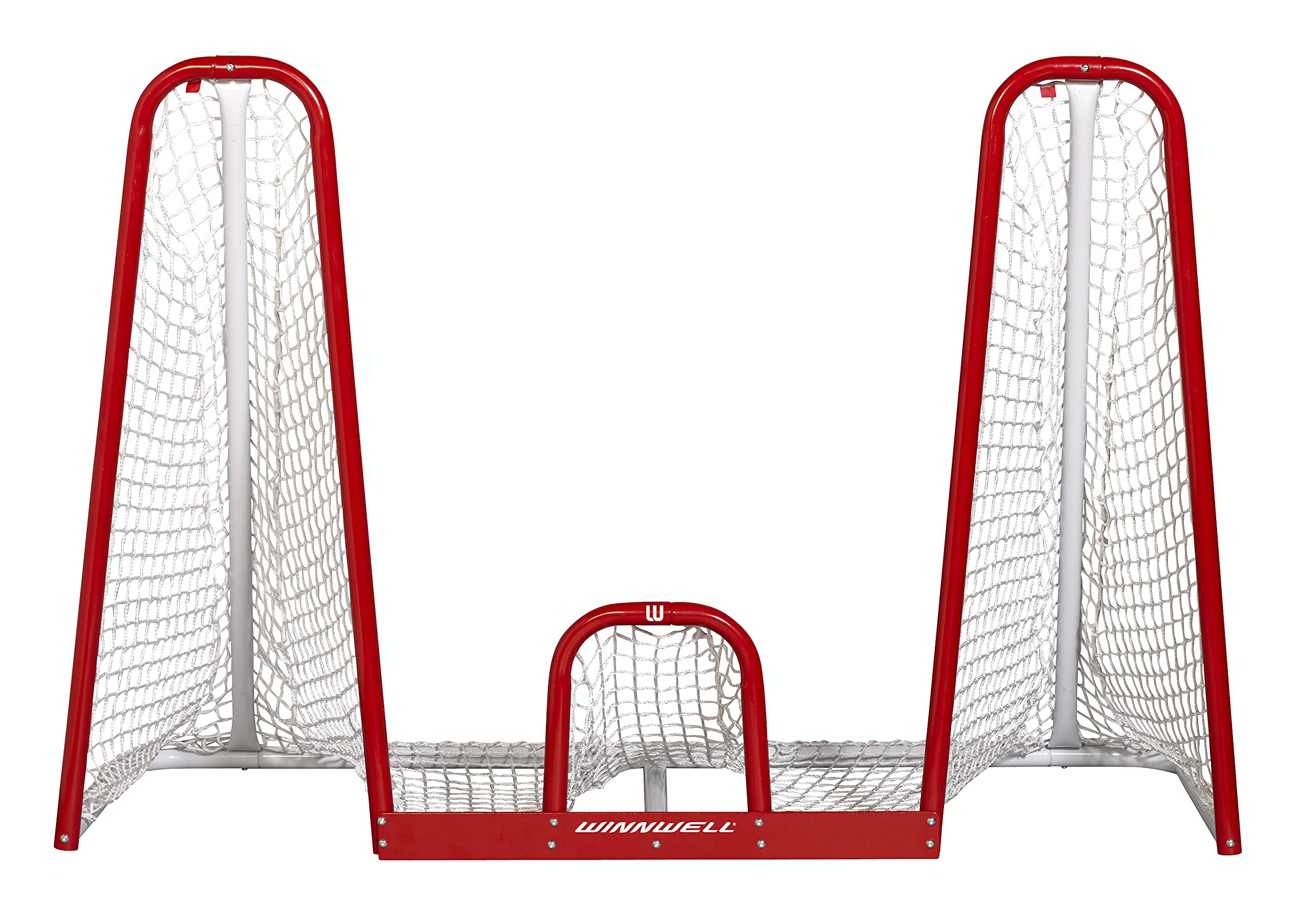 Winnwell Hockey Skill Training Net- 72" Heavy Duty Shooter Tutor Hockey Net with 1.5" Posts, Equipment to Help Improve Shot Accuracy for Kids, Teens, Adult Players