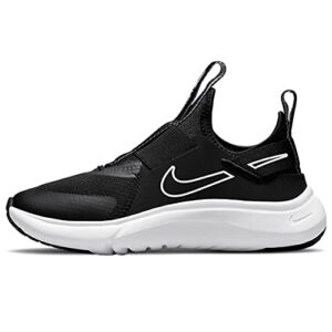 nike flex plus big kids casual running shoe cw7415-003 size 6 black/white