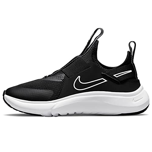 Nike Flex Plus Big Kids Casual Running Shoe Cw7415-003 Size 6 Black/White