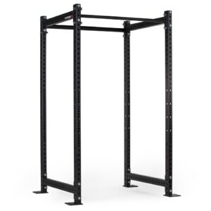 titan fitness t-3 series black short power rack, 36in depth, 1,100 lb capacity cage for weightlifting and strength training