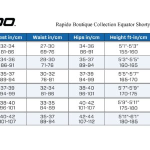 Rapido Boutique Collection Women's Equator Superior Flex Stretch Neoprene Wetsuit Shorty Scuba Snorkeling Surf Suit… (Black Pink, Large)