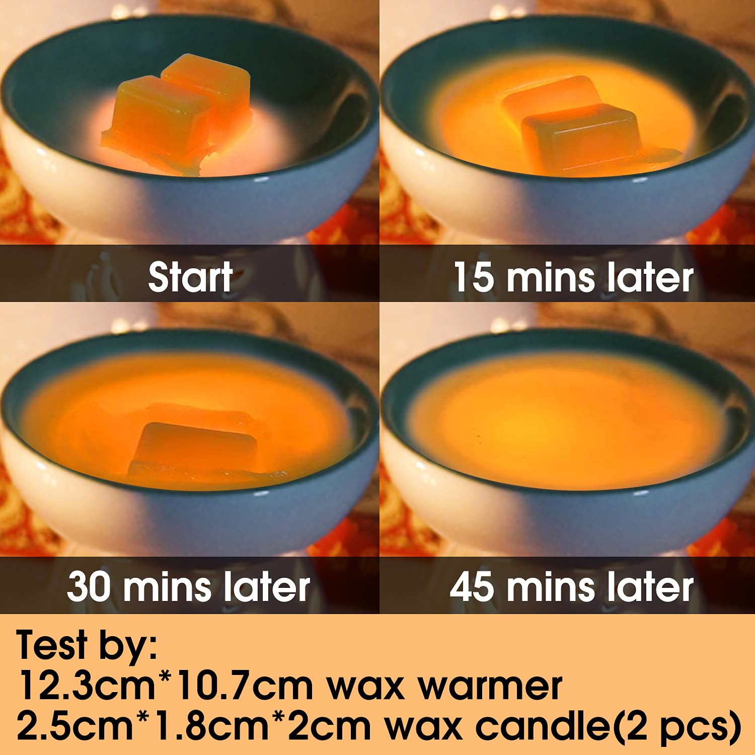 ETwinCoo Wax Warmer Bulbs, Custom Fit G30 25 Watt Bulbs for Middle Size Scentsy Warmers, E12 Base Clear Scentsy Light Bulbs for Wax Warmers - Long Life-Span and Melt Wax Fast, 120 Volt