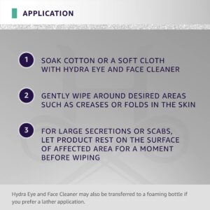 Hydra Professional Face and Eye Cleaner for Dogs and Cats, No-Rinse Pet Cleaner for All Breeds and Coat Types