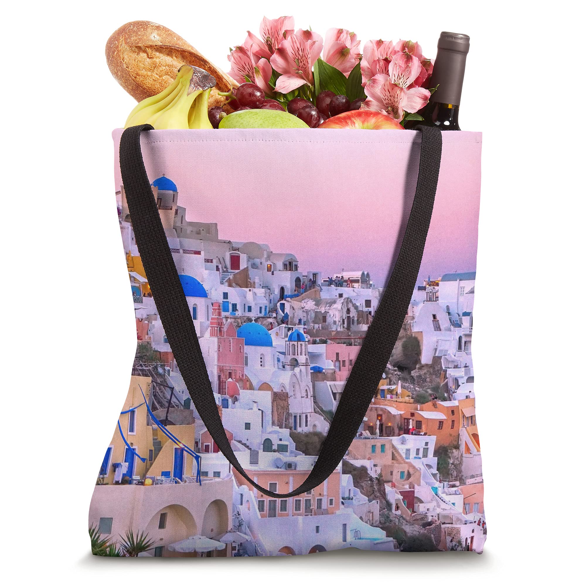 Santorini Greece Tote Bag