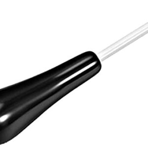 Jiayouy 15 Inch Music Baton Orchestra Baton ABS Handle Music Conducting Baton Pack of 2 Black