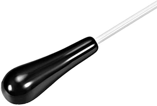 Jiayouy 15 Inch Music Baton Orchestra Baton ABS Handle Music Conducting Baton Pack of 2 Black