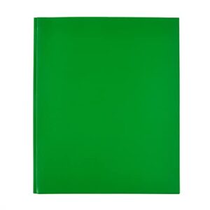 pen and gear 3 prong paper folder green