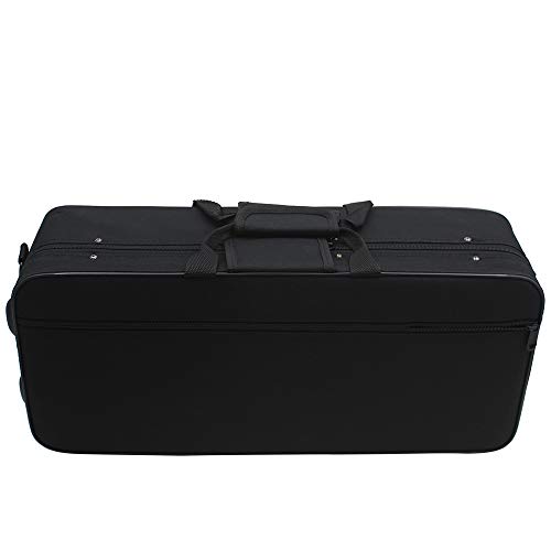 Trumpet Lightweight Case,Oxford Cloth Trumpet Box with Straps Black