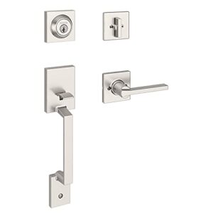 amador/casey entrance gripset - satin nickel + smart key